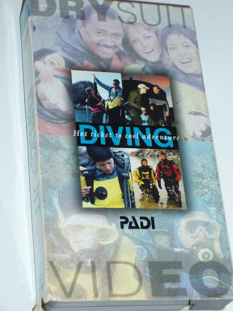 three PADI SCUBA Diving Instructional Videos VHS