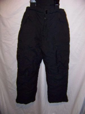 Climate Control Insulated Convertible Snowboard Ski Bibs, Youth Large