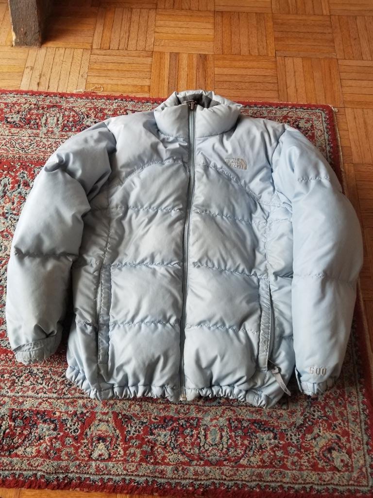 The North face Nupste jacket girls Large 8/10 down ski 600
