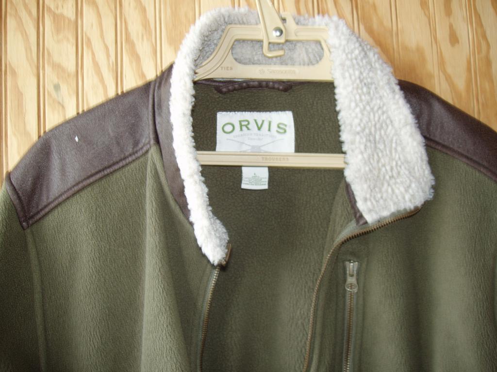 ORVIS Fleece Jacket Size Large
