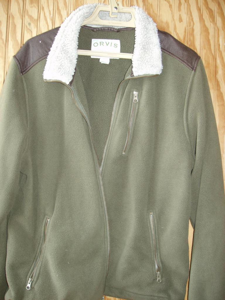 ORVIS Fleece Jacket Size Large