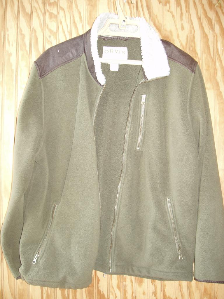 ORVIS Fleece Jacket Size Large