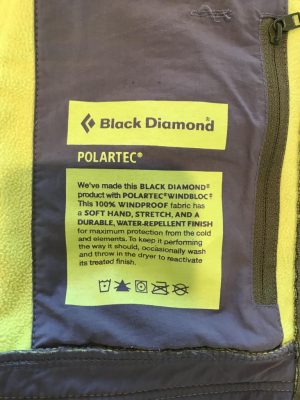Black Diamond Softshell Fleece