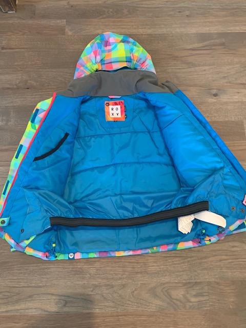 Girl's Roxy multi-colored Ski jacket Size 10