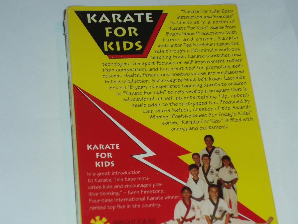 KARATE FOR KIDS Easy Instruction and Exercise VHS