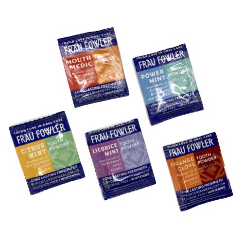 Tooth Powder Paste Sample Packs by Frau Fowler