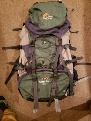 Alpine Lowe 80L pack