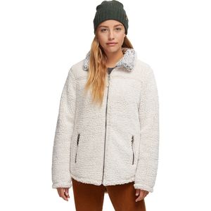 Long Pile Fleece Jacket - Women's Ivory, M - Fair